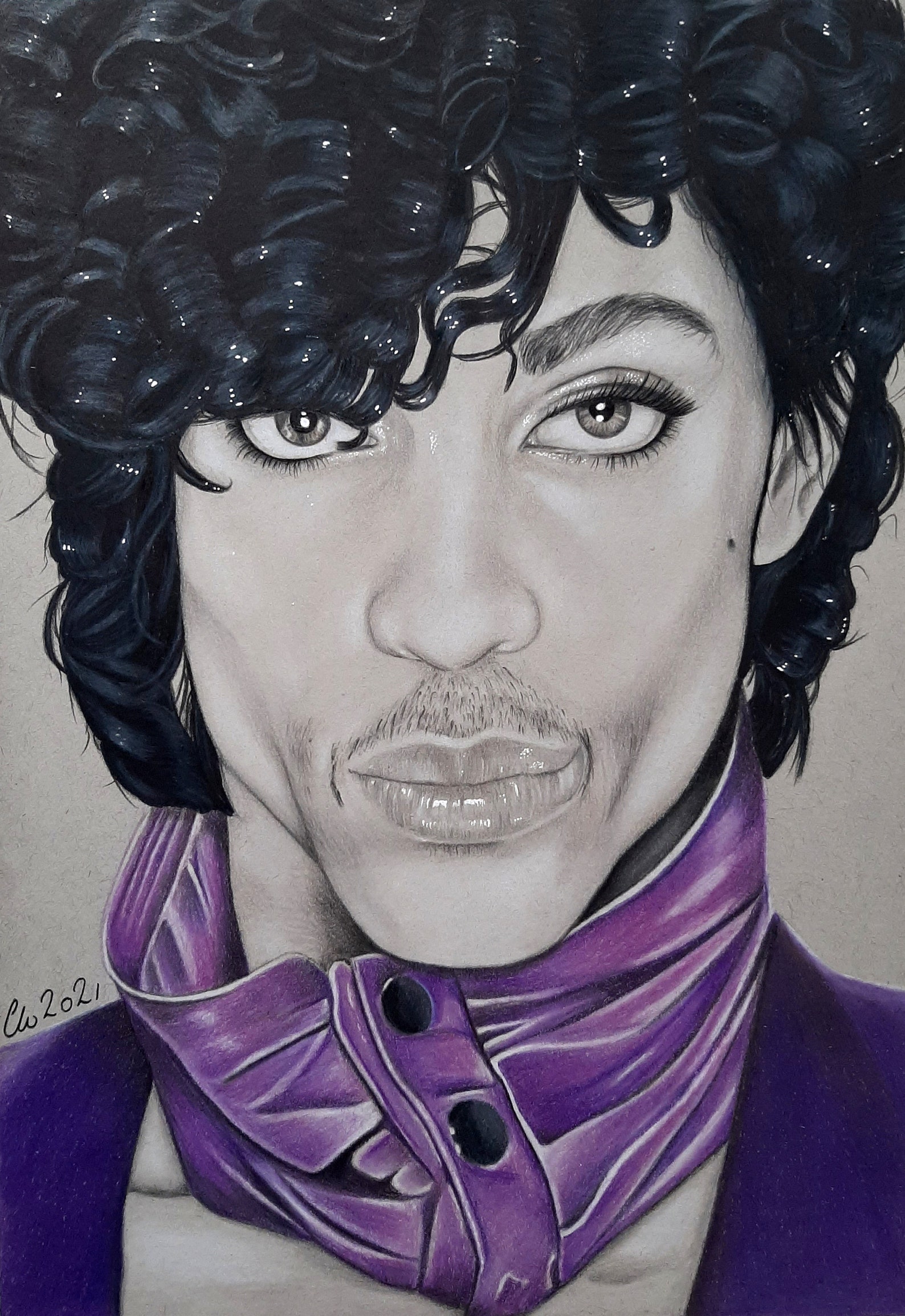 Print. Prince fanart. signed print. | Etsy
