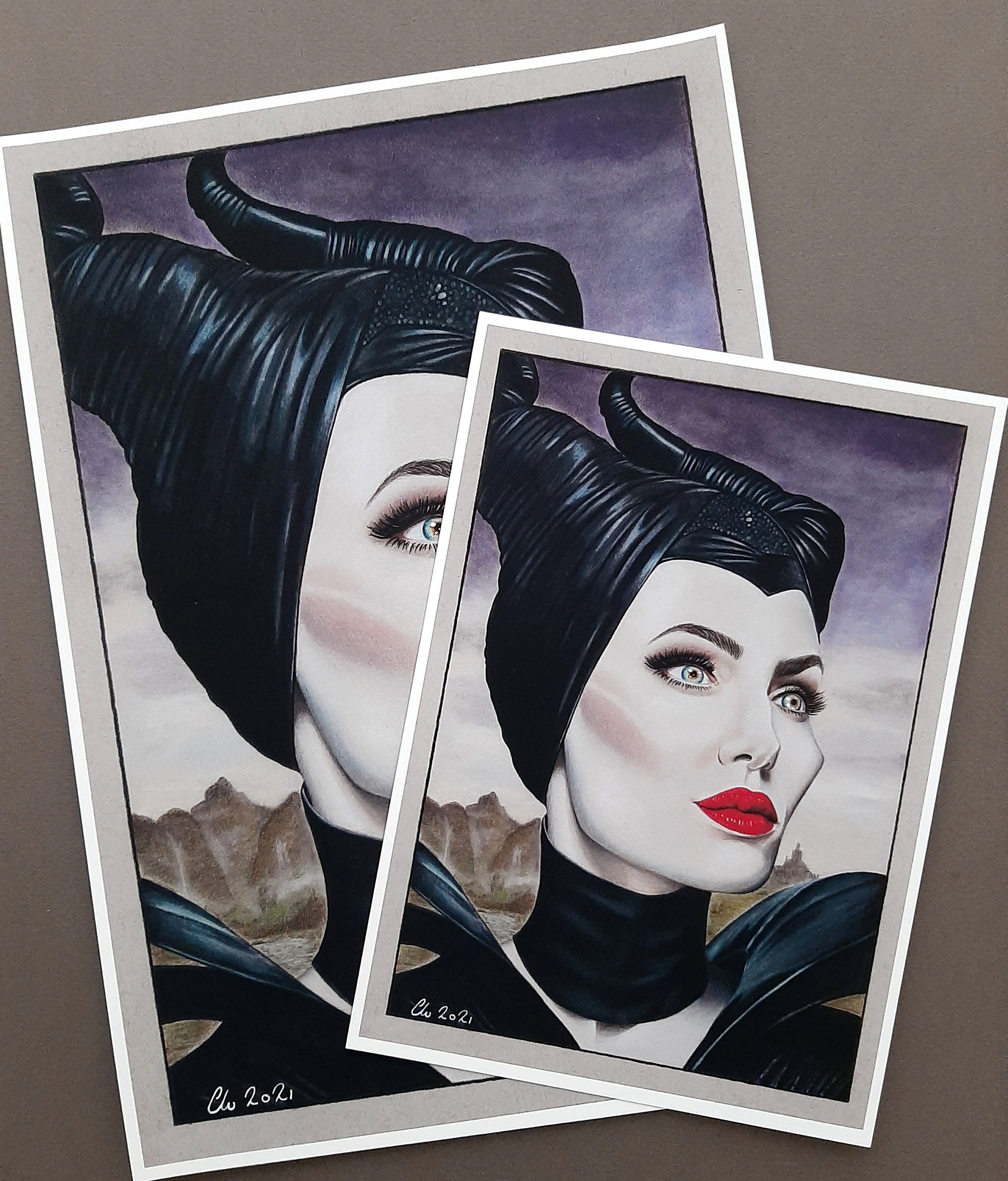 Print. Maleficent Fanart. - Etsy