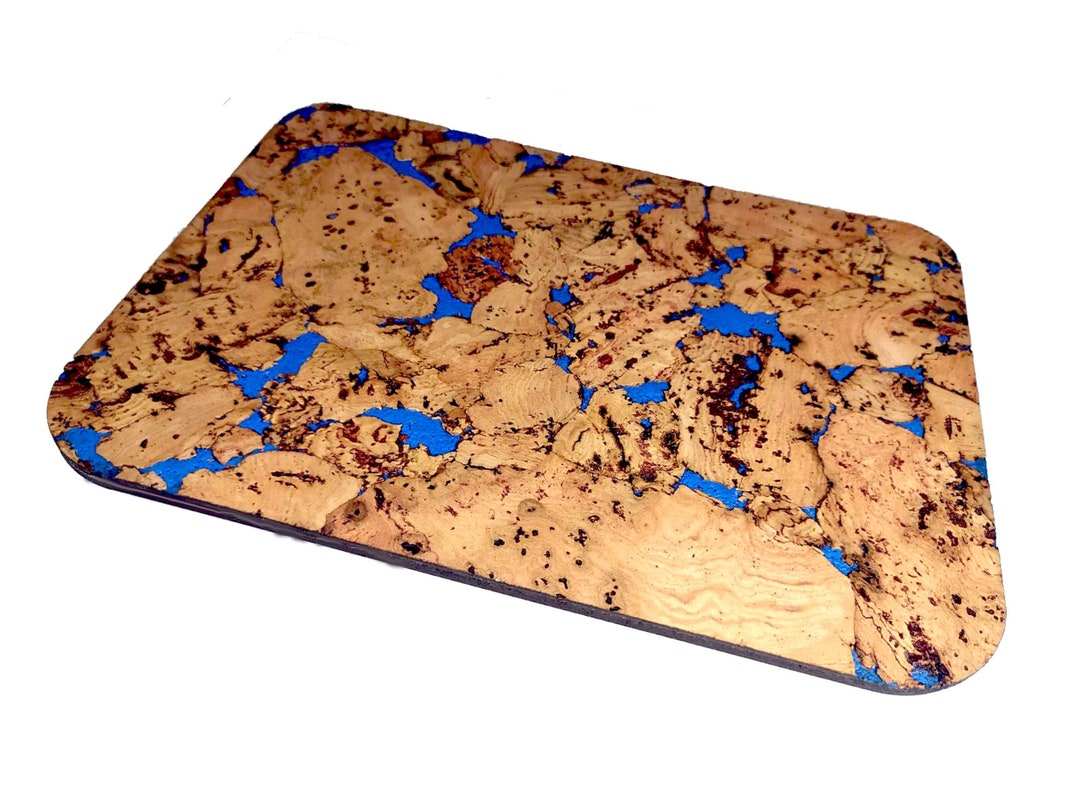 Cork Mouse Pad, Office, Best Friend Gift, Vegan Leather, Mousepad ...