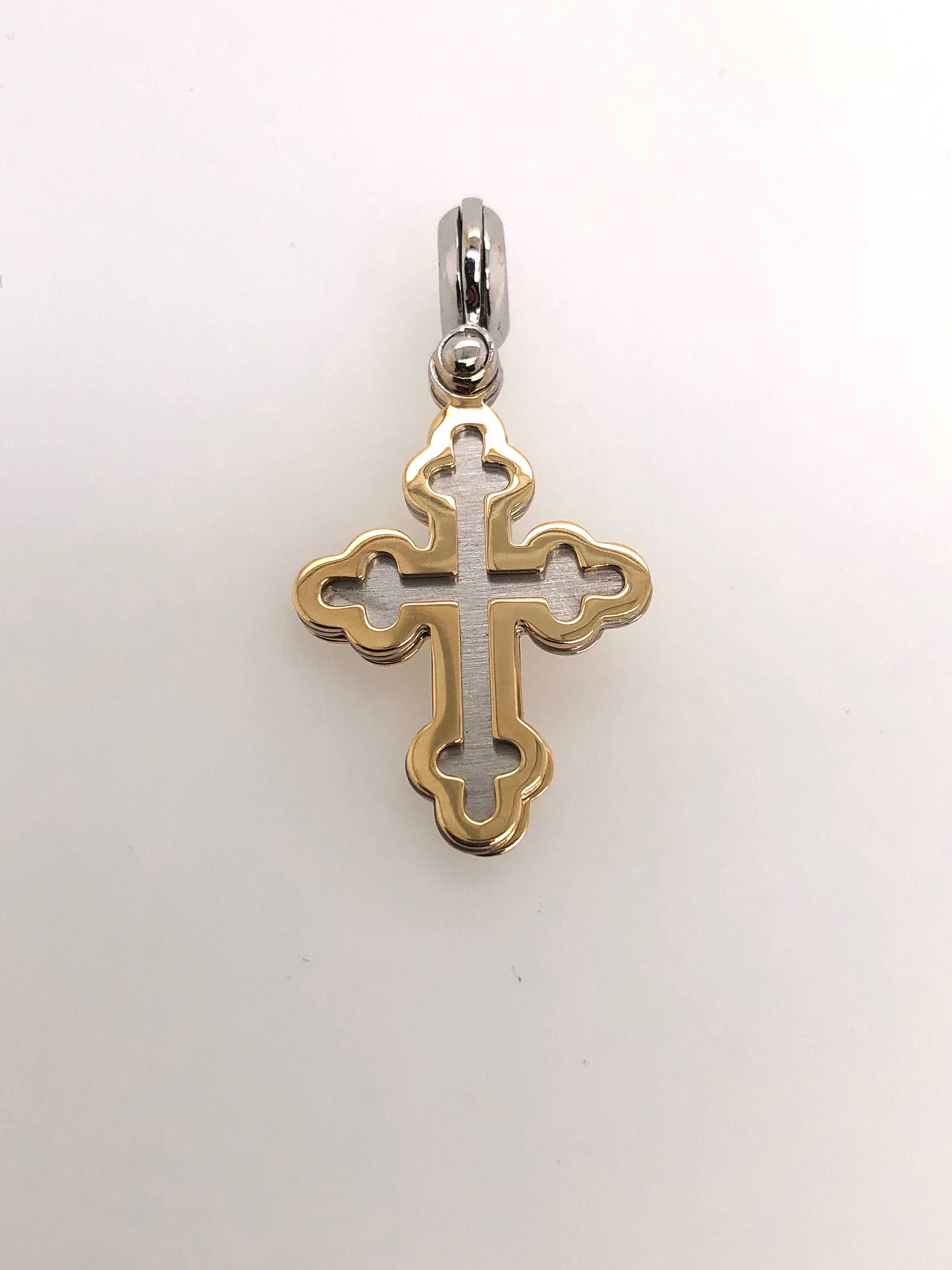 Vintage Articulating Italian Cross in 14k Gold - Etsy