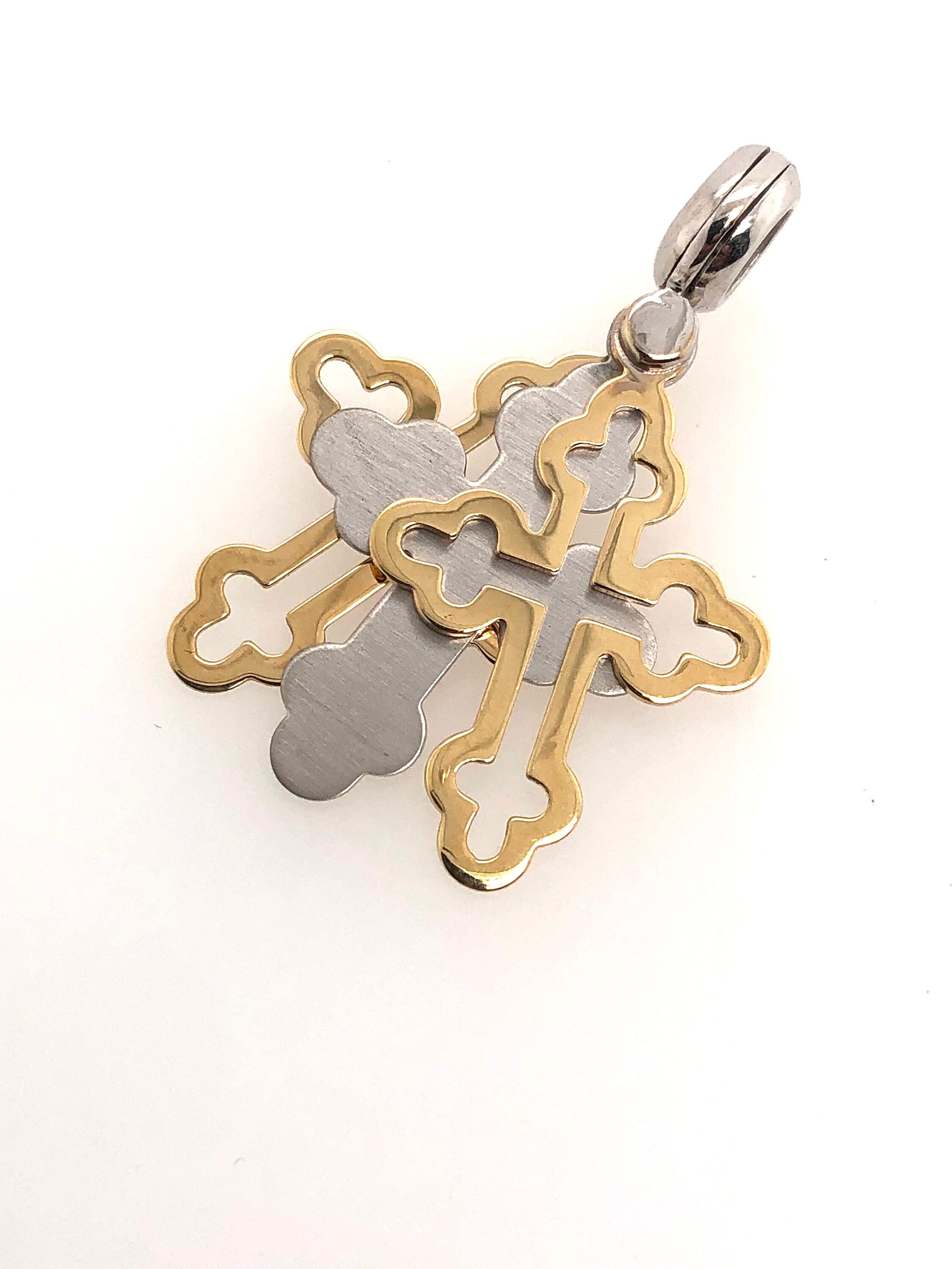 Vintage Articulating Italian Cross in 14k Gold - Etsy
