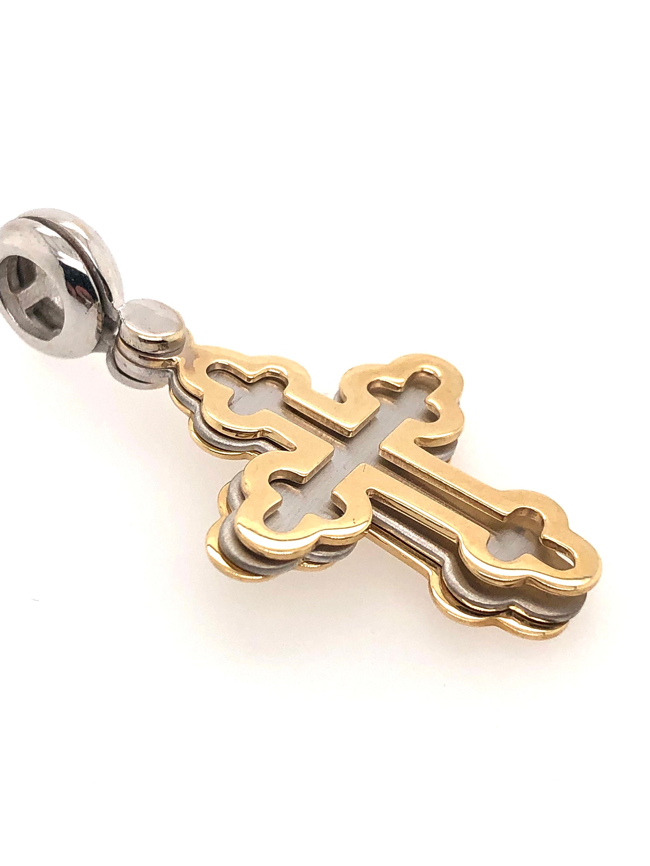 Vintage Articulating Italian Cross in 14k Gold - Etsy