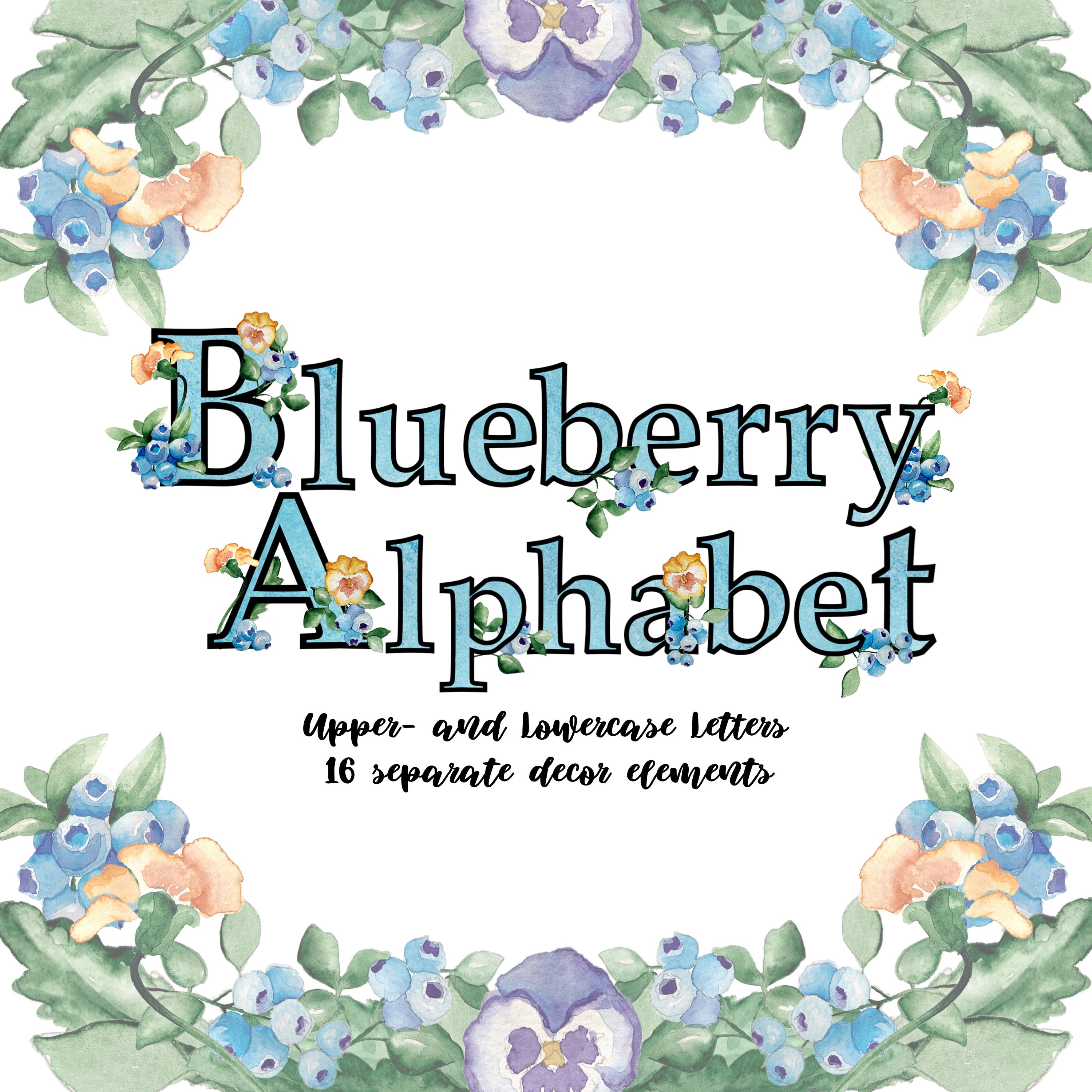 Blue Letter Clipart