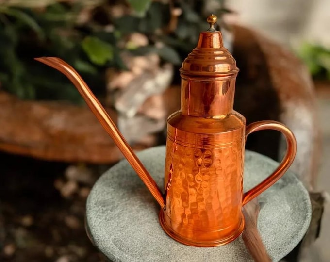 Pure Hammered Copper Olive Oil Vinegar Dispenser, Pizza Oil, Oil ...