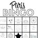 Paris Bingo! France Scavenger Hunt, Coloring Activities. Europe Kids ...