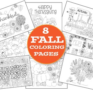 Thanksgiving Coloring Pages and Activities| Fall and Autumn Kids and ...
