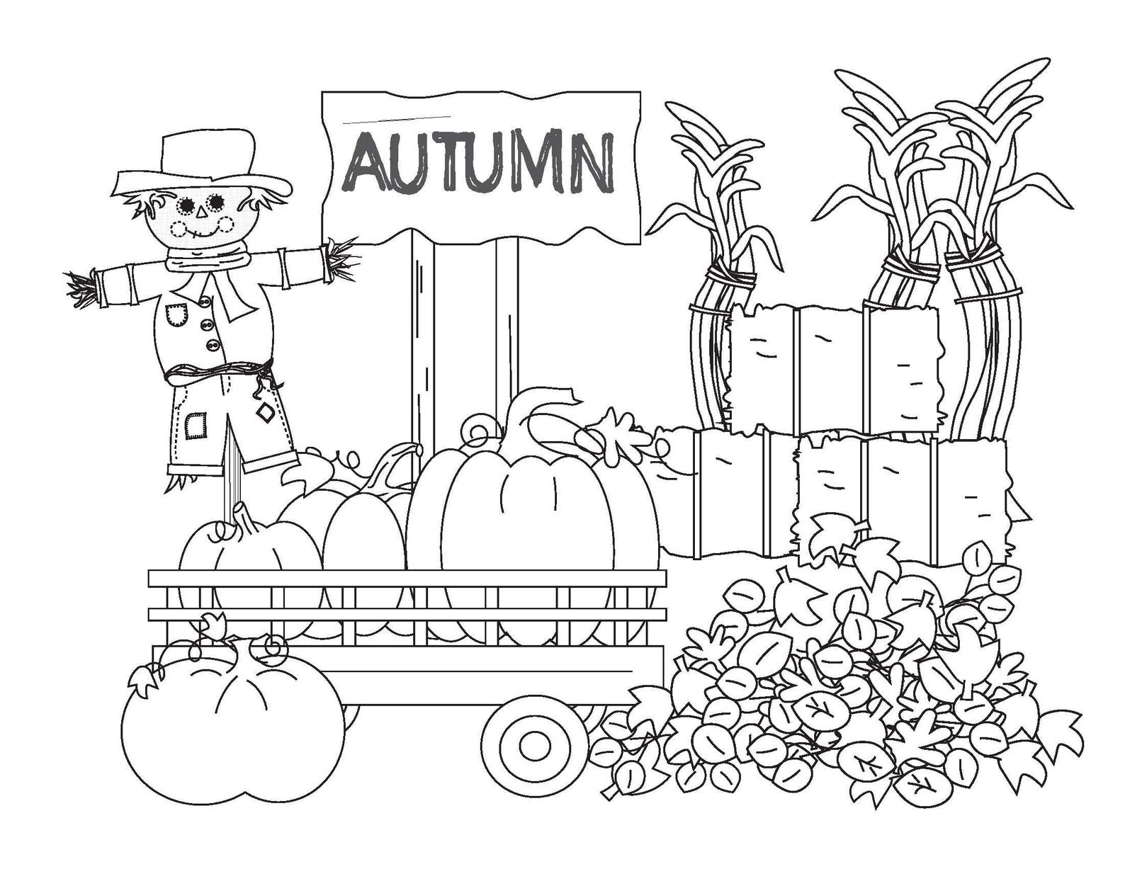 Thanksgiving Coloring Pages and Activities| Fall and Autumn Kids and ...