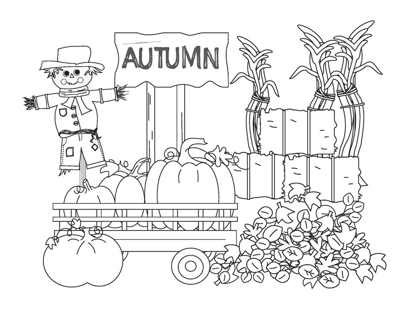 Thanksgiving Coloring Pages and Activities| Fall and Autumn Kids and ...