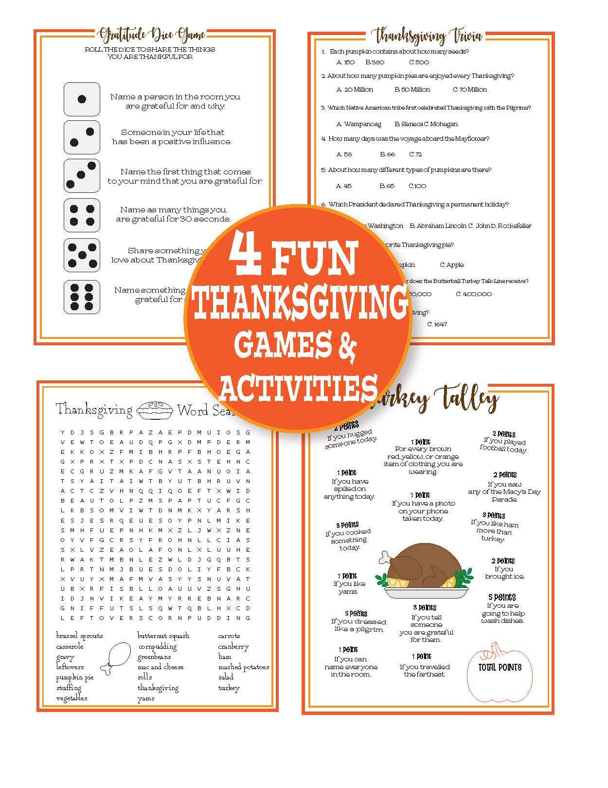 Thanksgiving Coloring Pages and Activities| Fall and Autumn Kids and ...