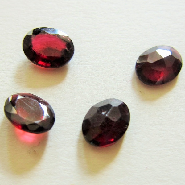Faceted Garnet - Etsy
