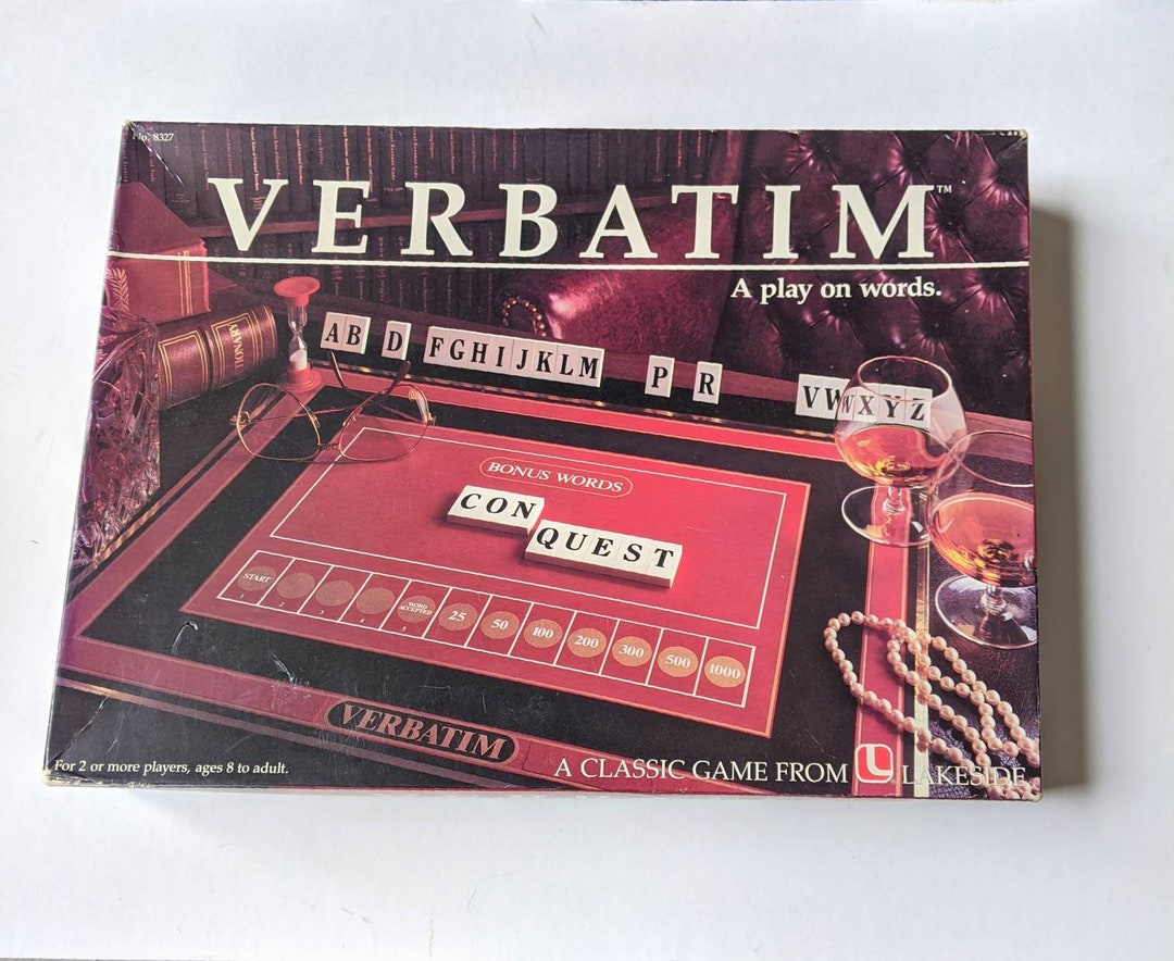80s Boardgame Verbatim Lakeside Games 2 or More Players 8 to - Etsy