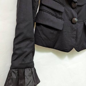 Women's Opera/evening Jacket. Frankie Morello. Ruffle Collar and Cuffs ...