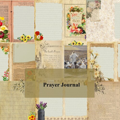 Daisy Prayer Journal Kit Digital Prayer Journal Printable - Etsy
