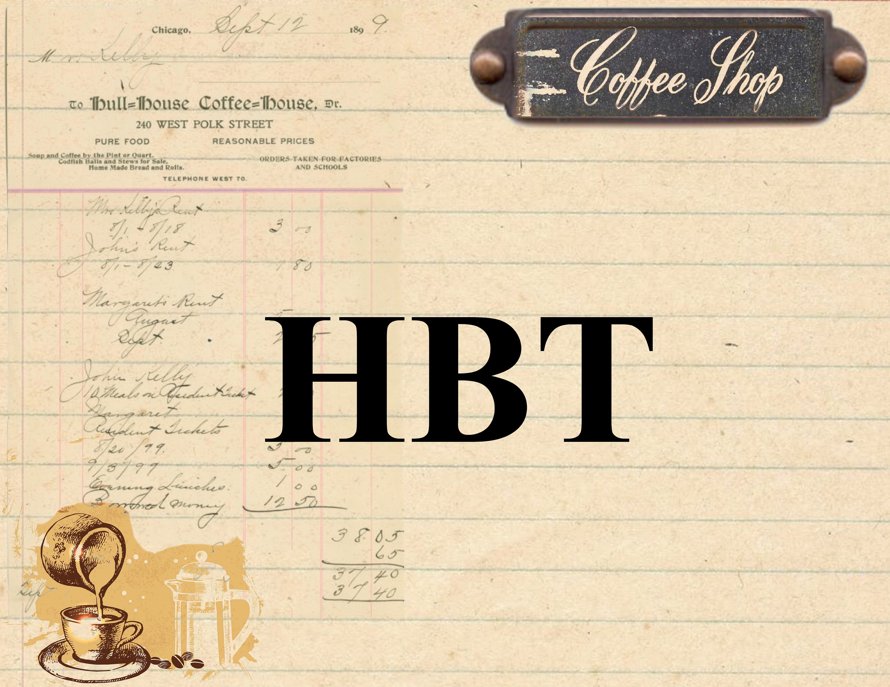 Vintage Coffee Digital Papers | Etsy