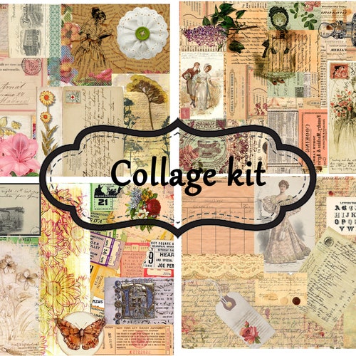 Storybook Fruit. Vintage Book Pages Junk Journal Mixed Media - Etsy