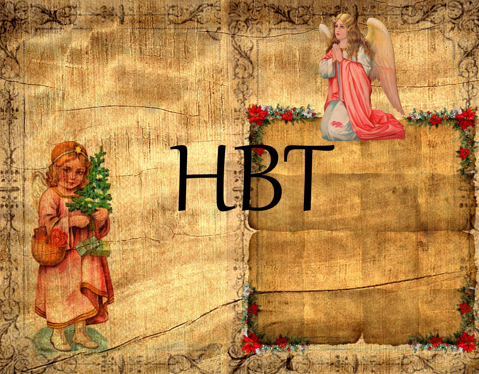 Hark the Angels Junk Journal Digital Kit - Etsy