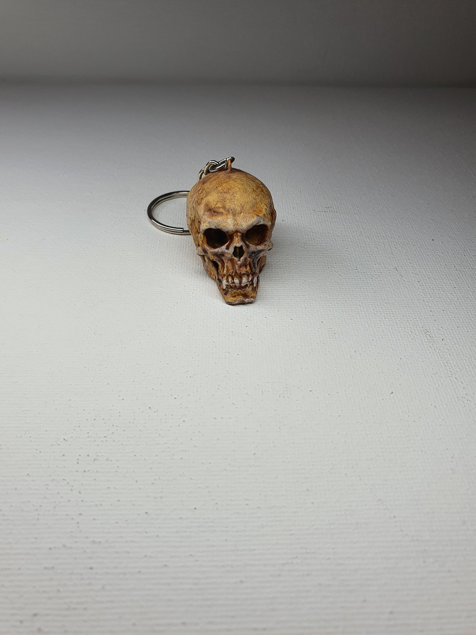 Vampire Skull Keyring/keychain Resin Dracula Sculpture - Etsy