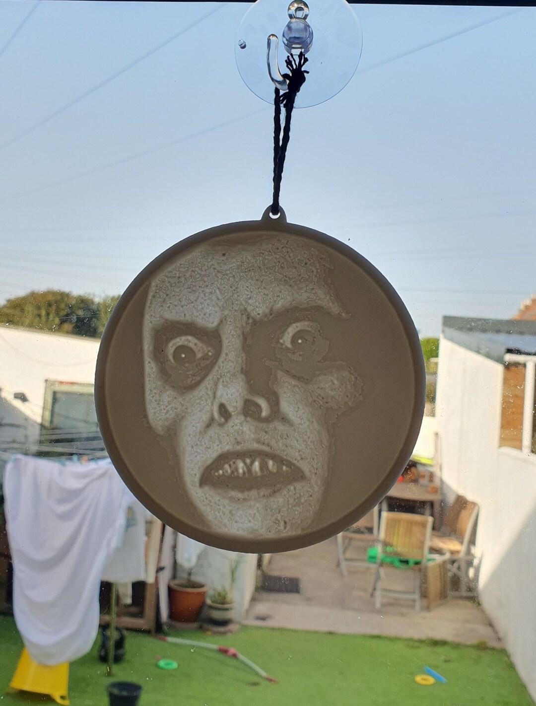 The Excorcist Pazuzu Demon Lithophane. Horror Window Art. - Etsy