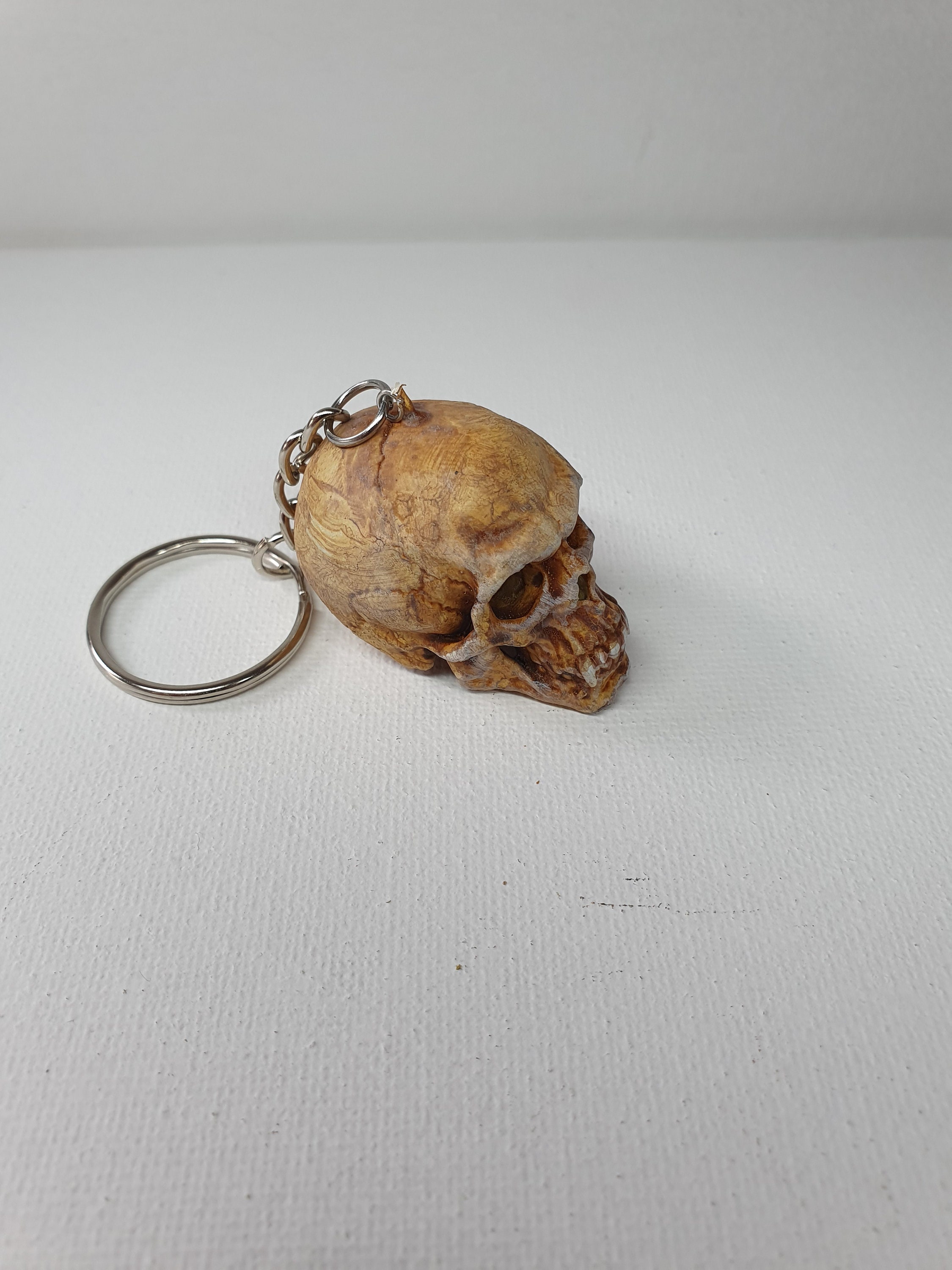 Vampire Skull Keyring/keychain Resin Dracula Sculpture - Etsy
