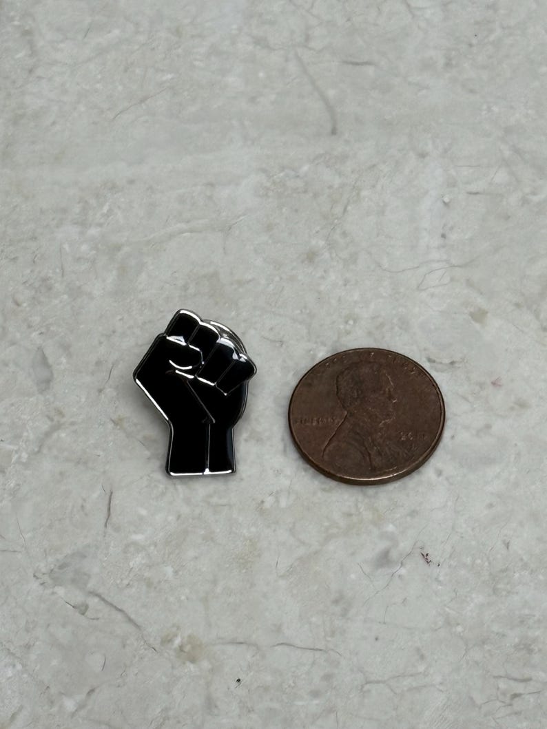 Solidarity - Black Fist (small) - Etsy