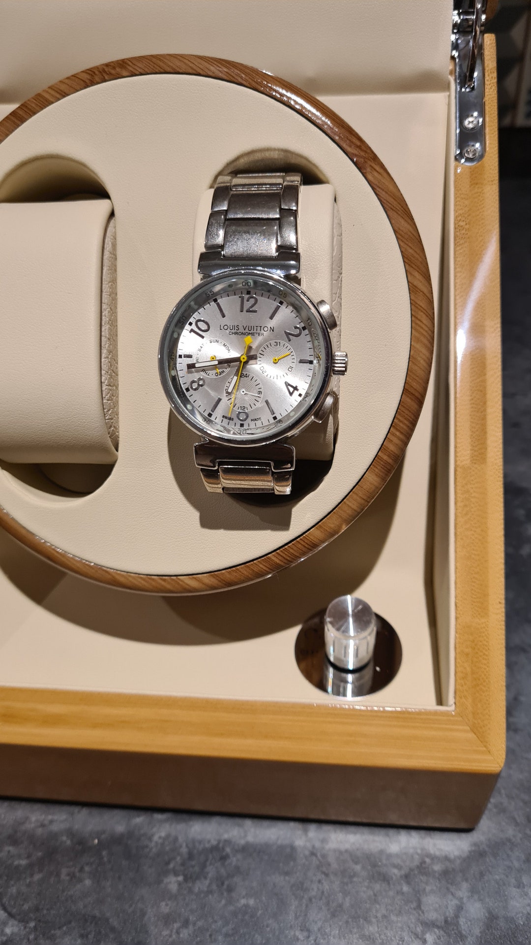 Mens Automatic Louis Vuitton Fashion Watch 41mm - Etsy