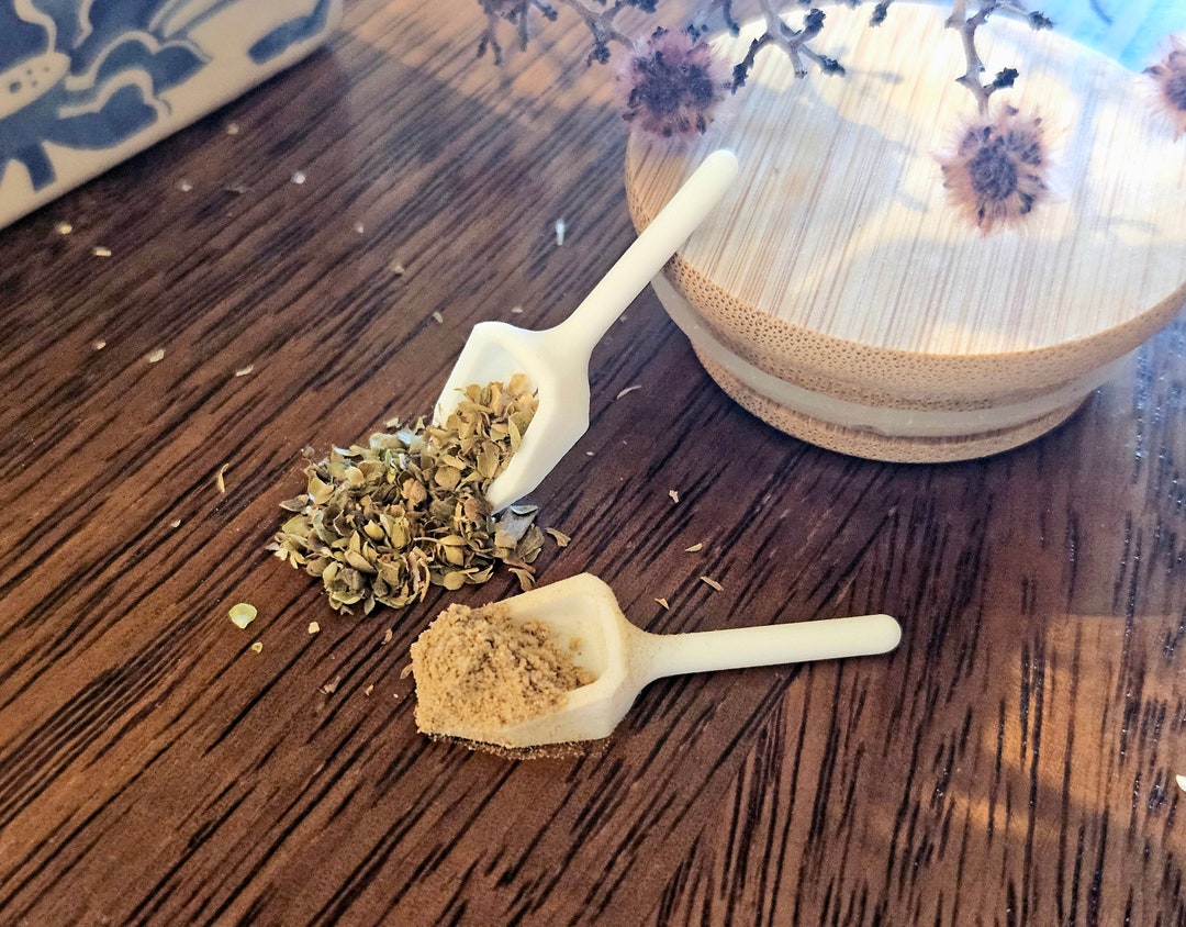 Scrape'n'scoop Miniature Scraper Miniature Scoop Mini Perfect for Herbs ...