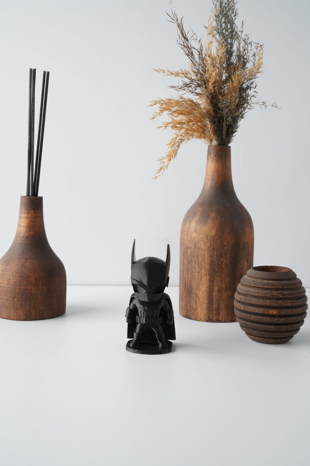 Mini Batman Figure | Superhero Desk Decor & Collectible Toy - Etsy