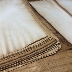 50 Sheets of Tea Dyed Paper. Tea Dyed Stationary Set. Junk Journal ...