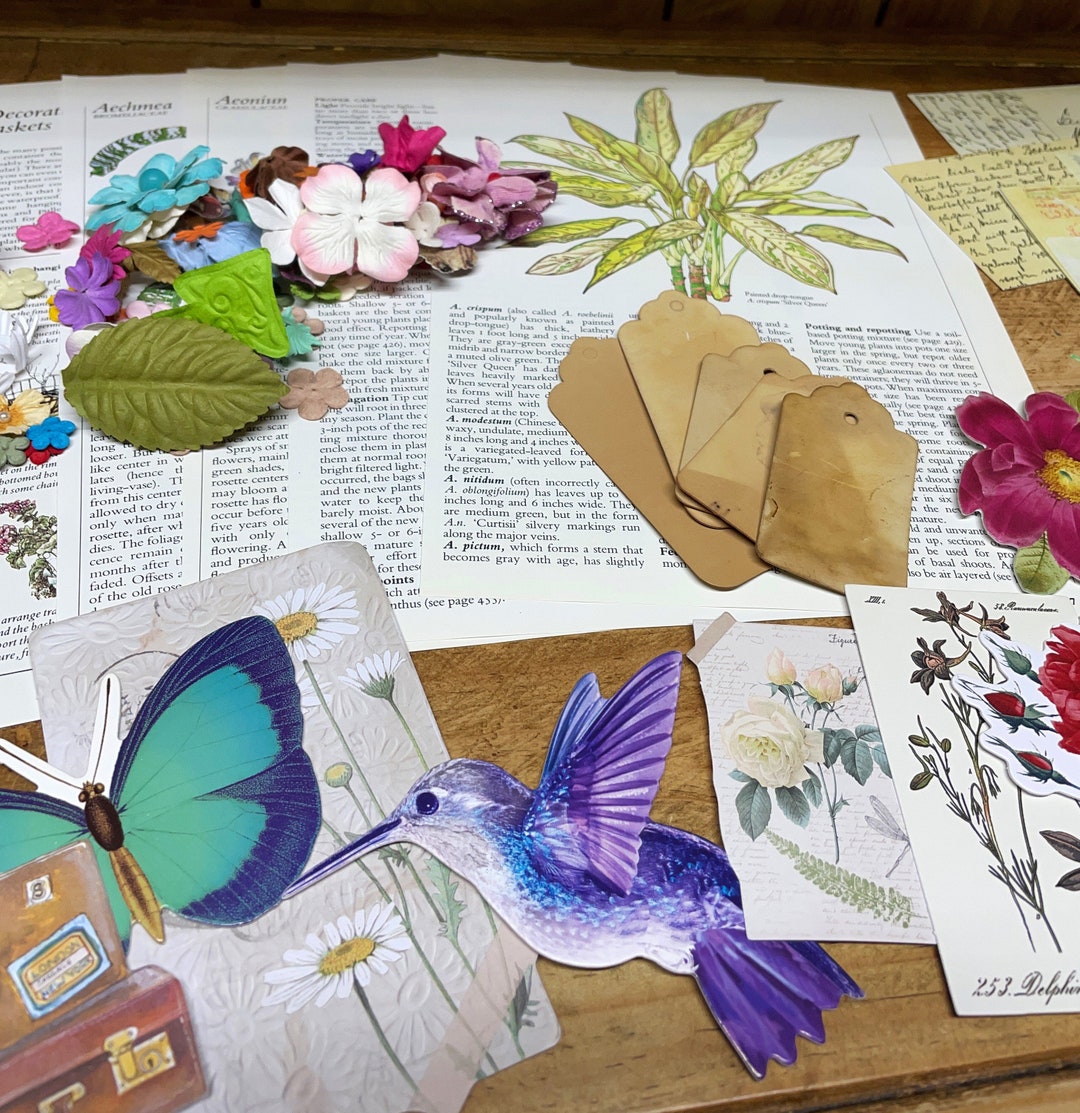 70 Pc Vintage Journal Ephemera Pack. 70 Pieces of Assorted Ephemera ...