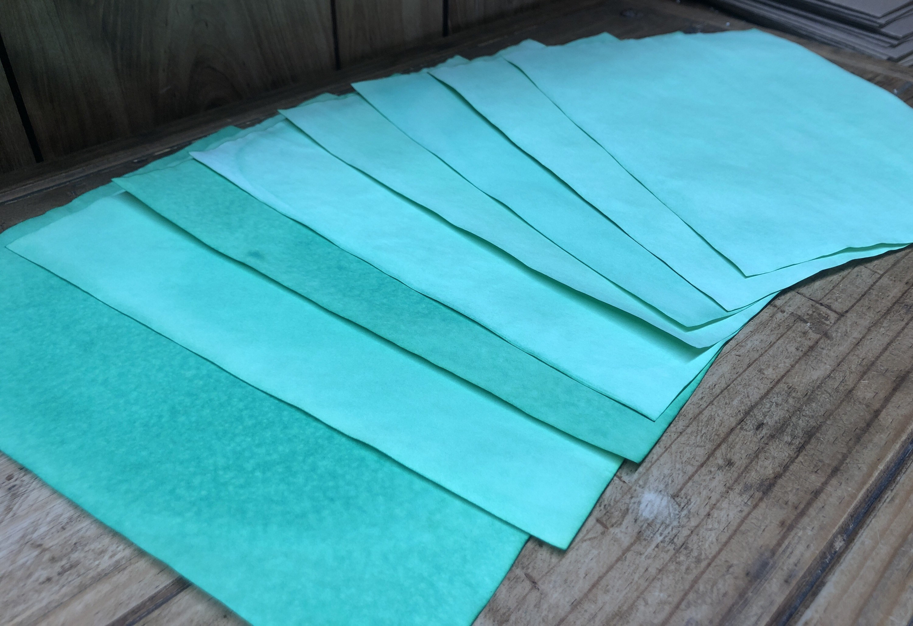 25 Sheets of Green Tea Dyed Papers. Assorted Tea Dyed Paper. | Etsy