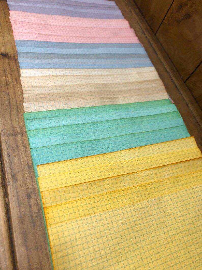 30 Sheets of Multicolored Tea Dyed 8.5 x 11 Double-sided | Etsy