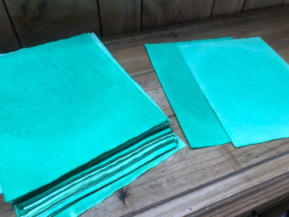 25 Sheets of Green Tea Dyed Papers. Assorted Tea Dyed Paper. - Etsy