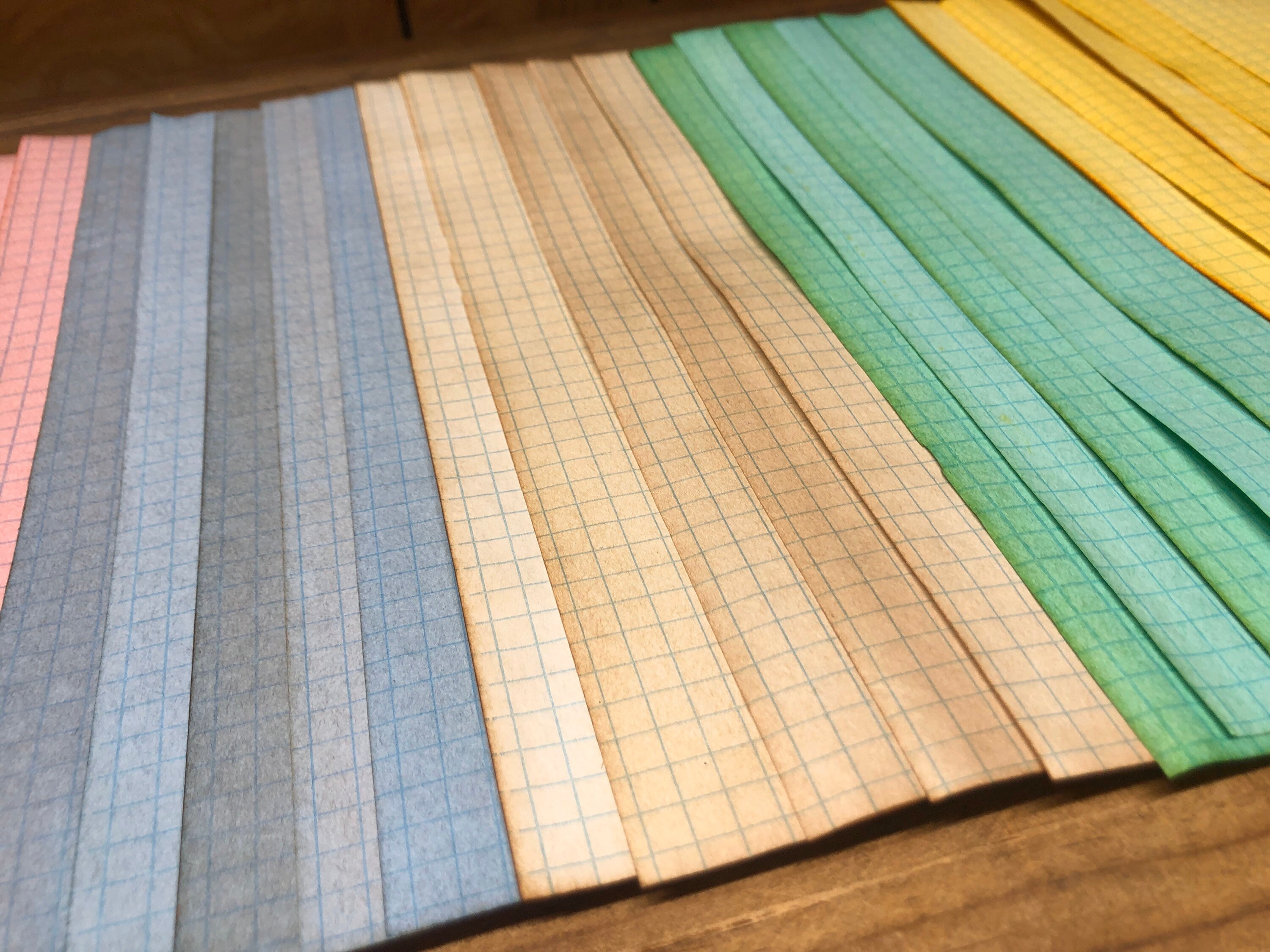 30 Sheets of Multicolored Tea Dyed 8.5 x 11 Double-sided | Etsy