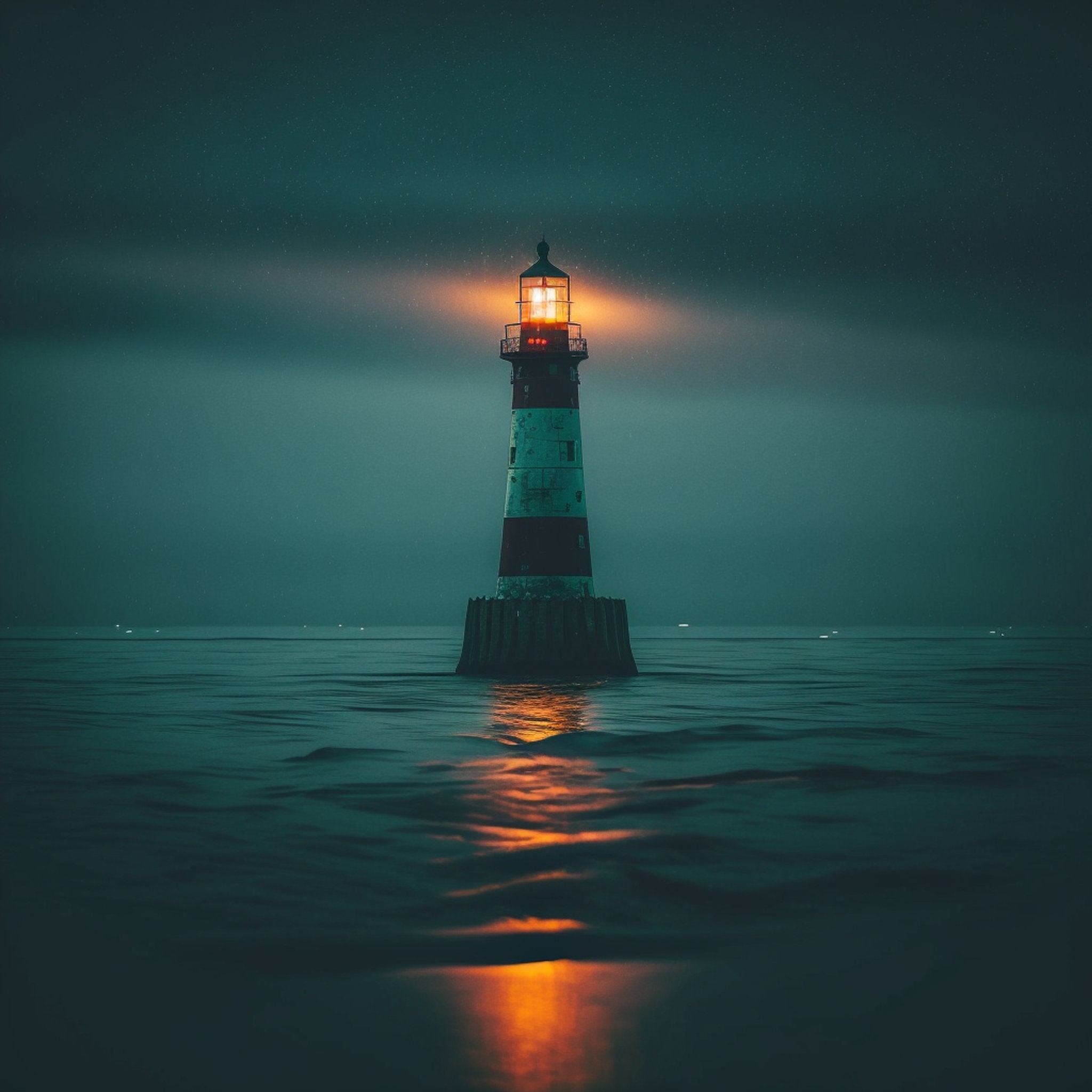 Northern Lighthouse Poster - Etsy