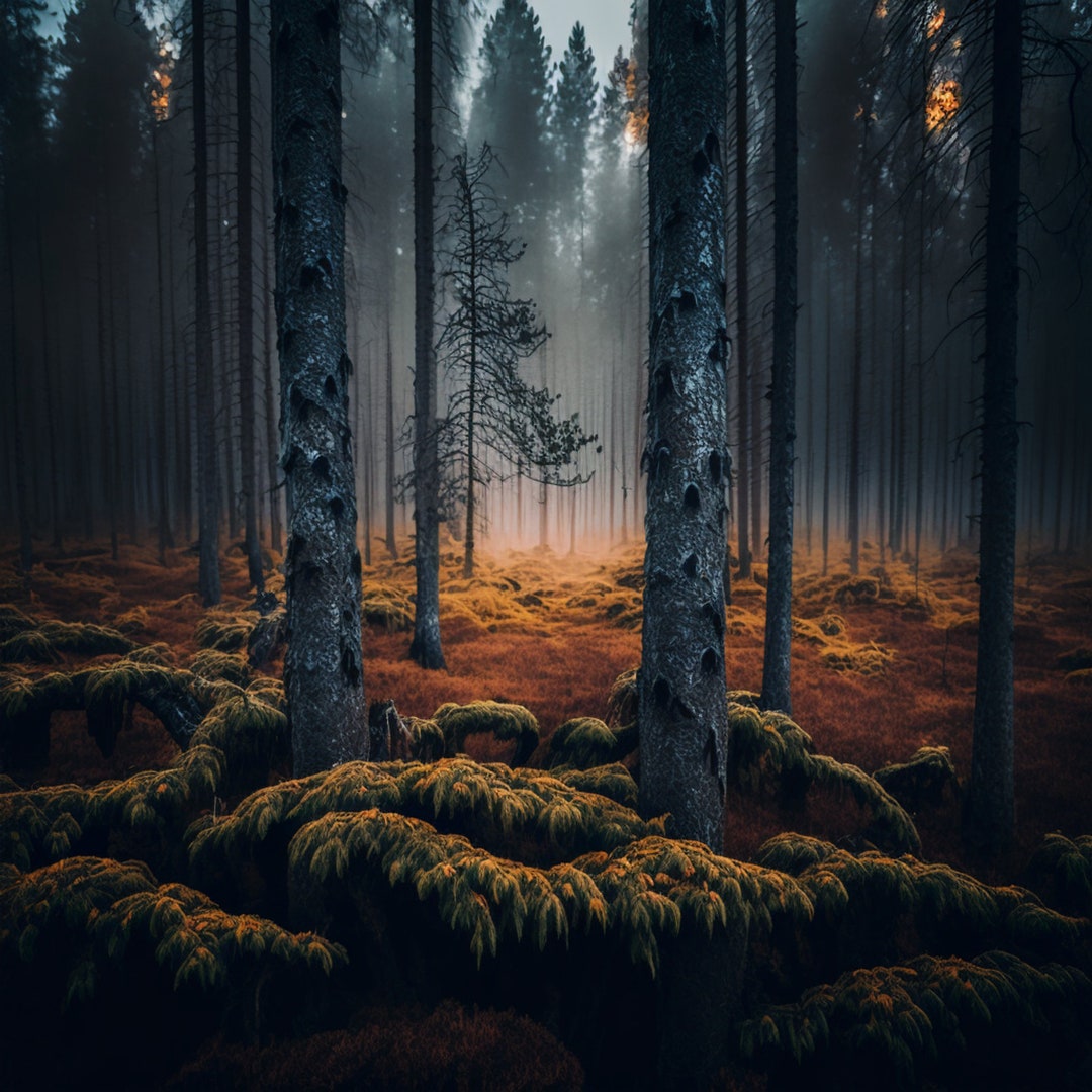 Two Trees Poster - Etsy