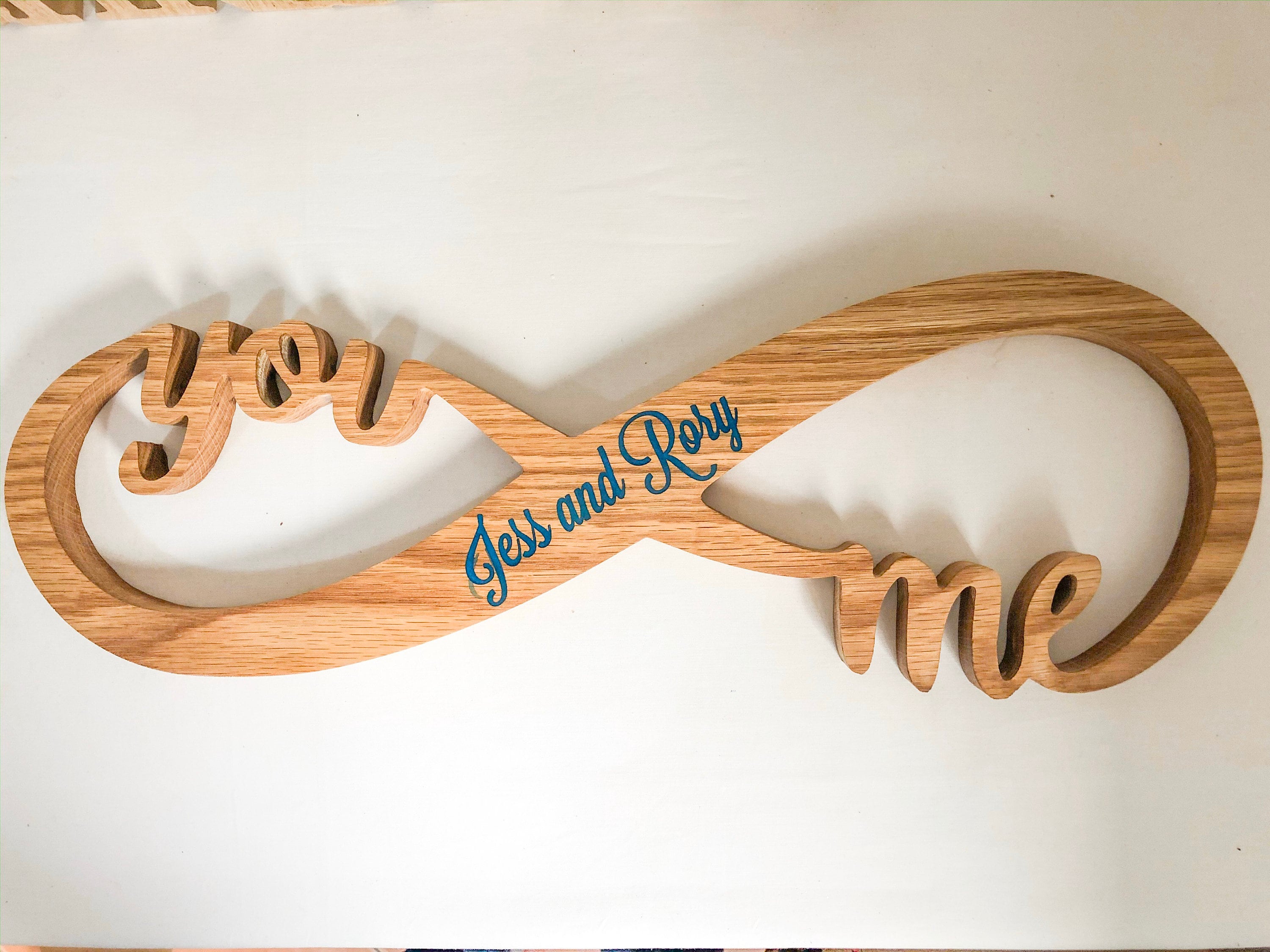 You Me Infinity Wedding Sign - Etsy Australia