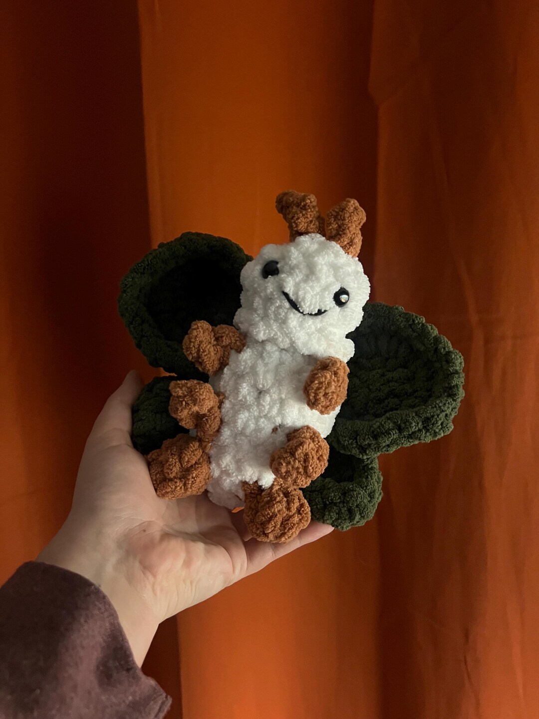 Marty the Moth Crochet Plush | Plushie | Stuffed Animal | Cottagecore ...