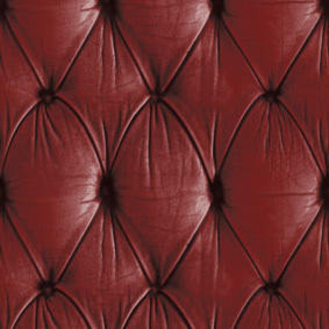 Red Chesterfield Button Back Wallpaper - Etsy