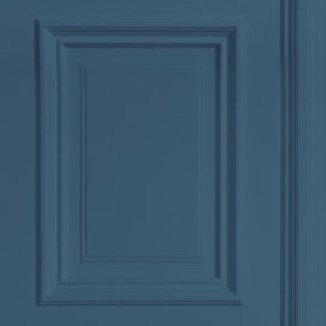 BLUE PANEL WALLPAPER, Petrol Panelling Blue Panel Wallpaper, Grey Panel ...