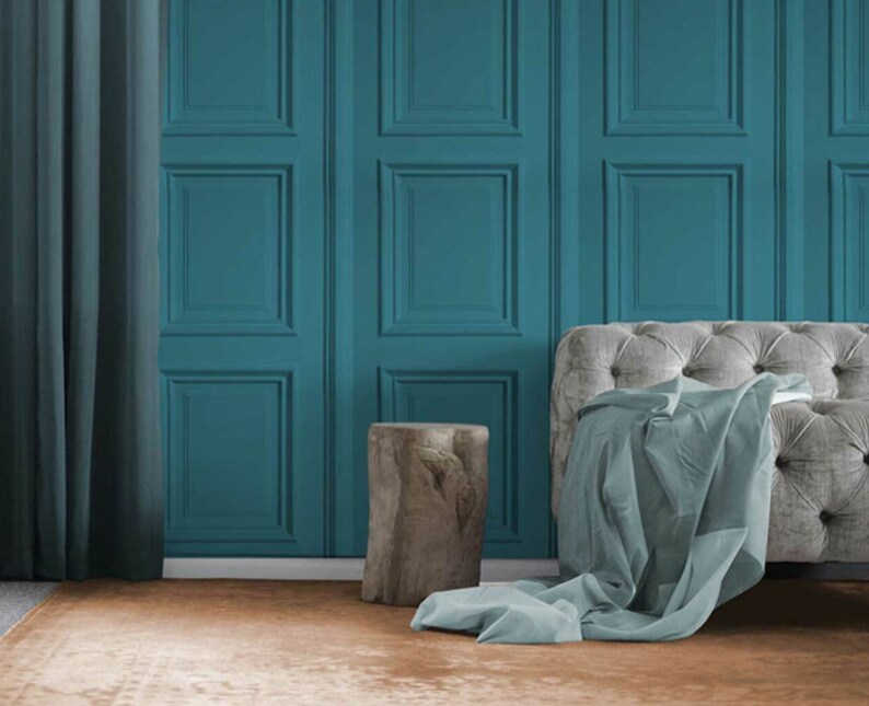 PANELLING WALLPAPER Grey Panel Wallpaper Grey Panel - Etsy Canada