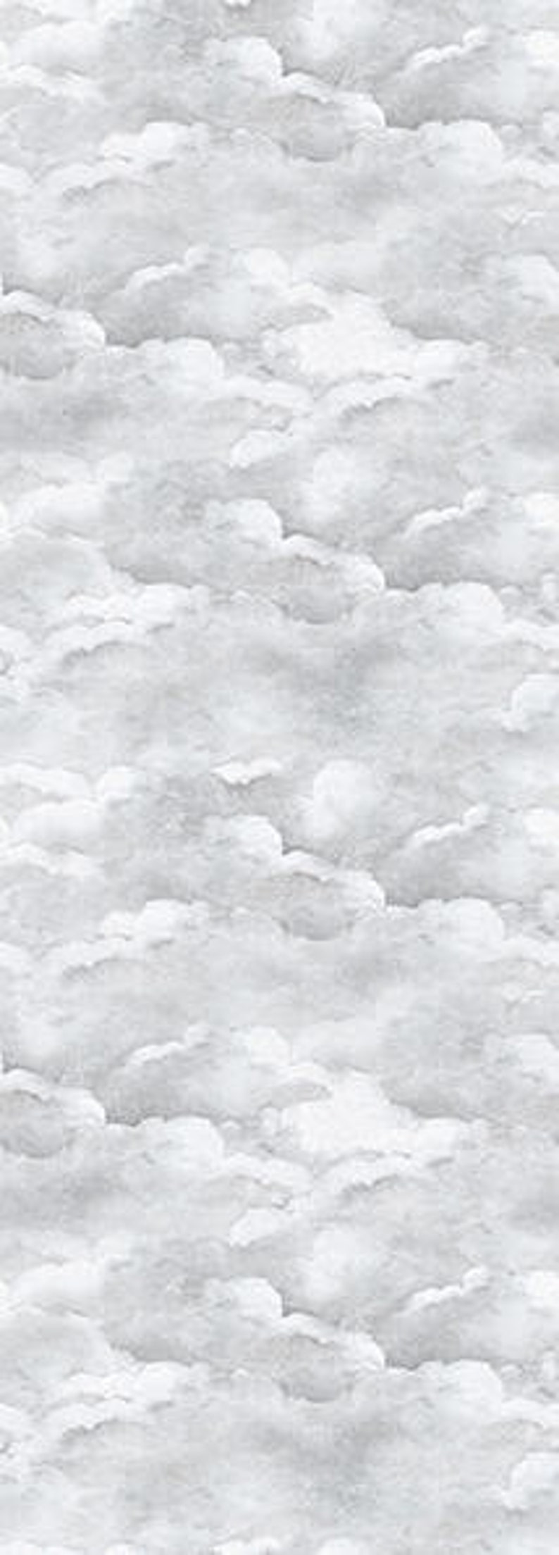 Pale Grey Clouds Wallpaper - Etsy