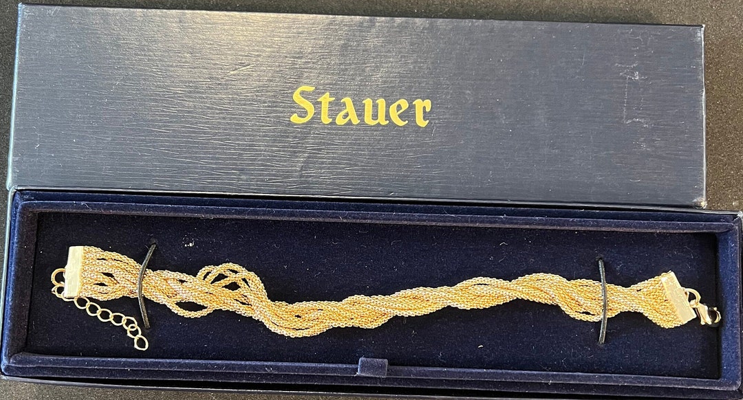 Stauer "asombro" 8-strand Braided 14K Gold-clad 7.5 Inch Bracelet - Etsy