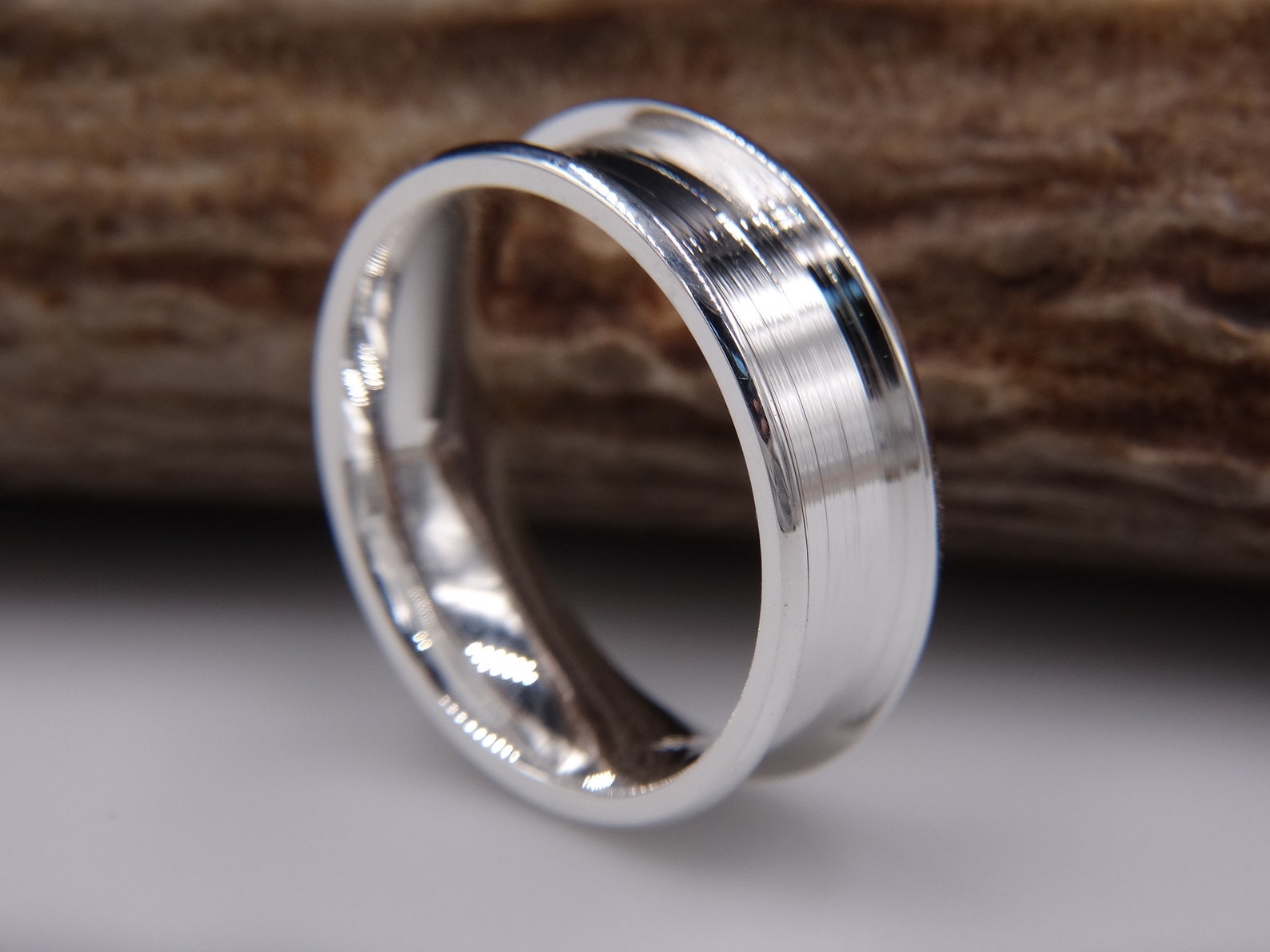 Sterling Silver Ring Blank for Inlay - Etsy