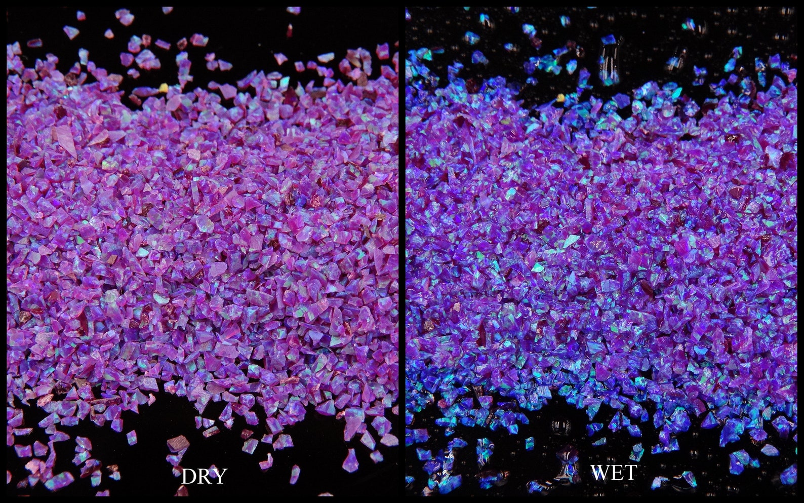 Crushed Opal indigo / Premium Inlay Material for - Etsy