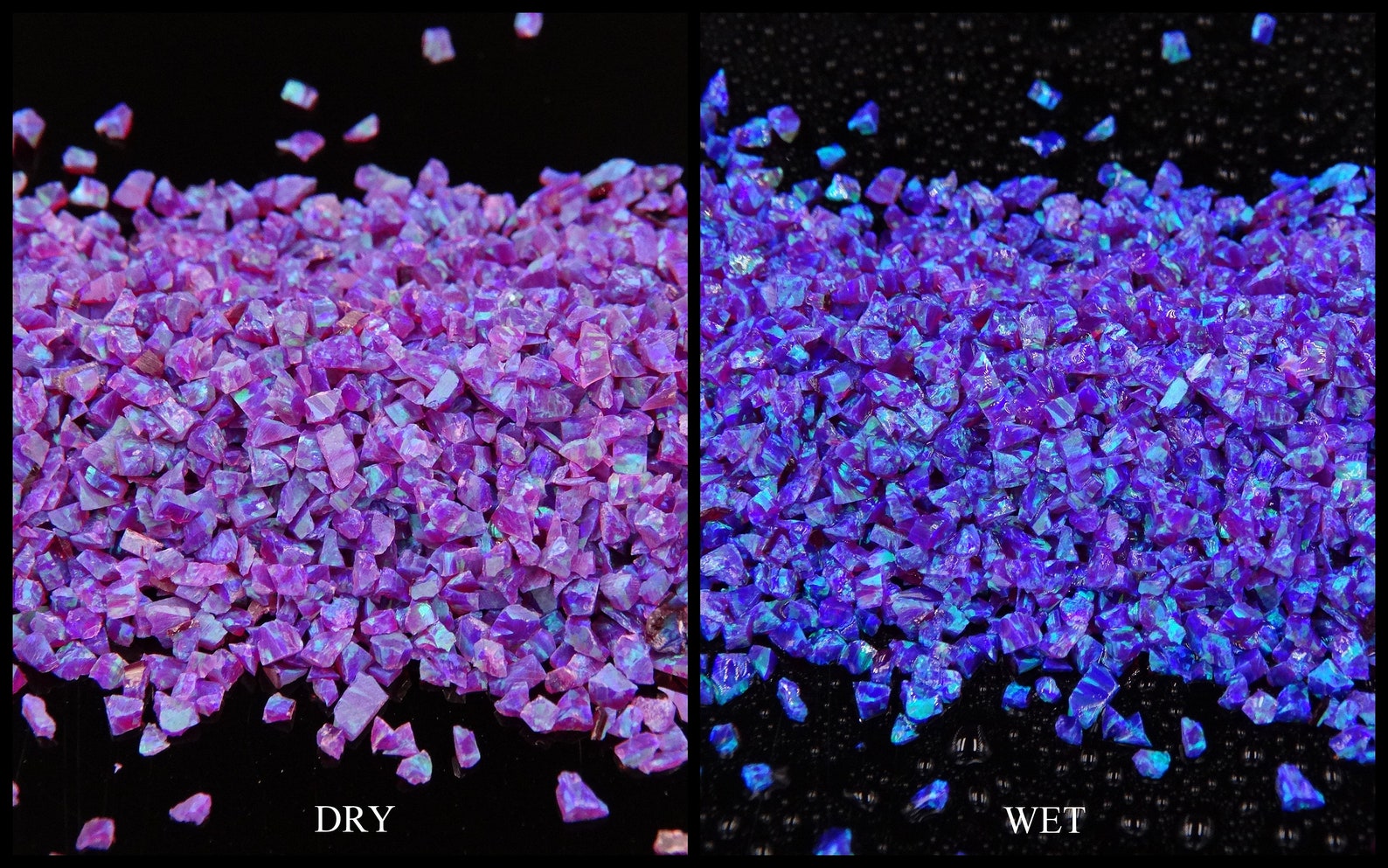 Crushed Opal indigo / Premium Inlay Material for - Etsy