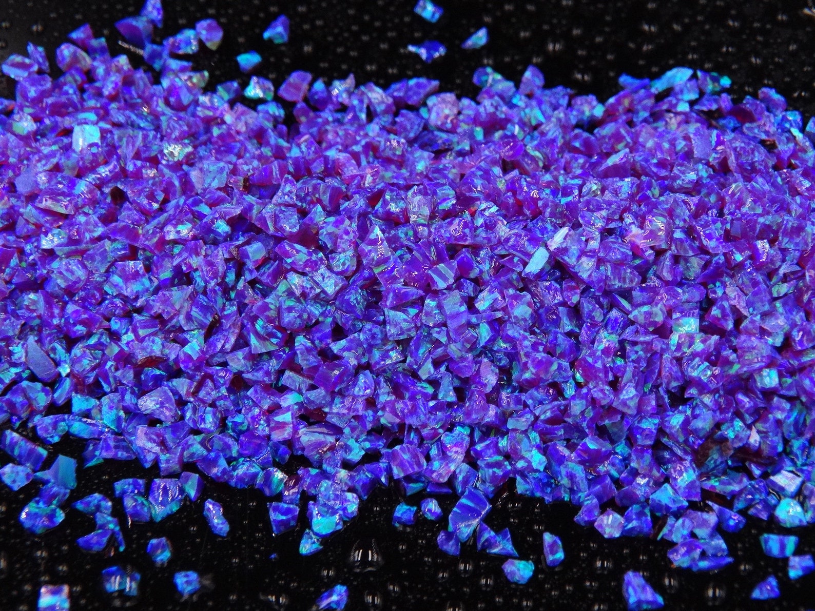 Crushed Opal indigo / Premium Inlay Material for - Etsy