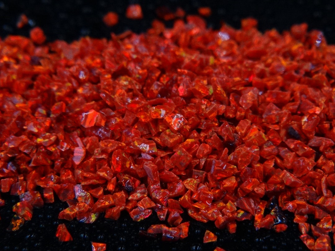 Crushed Opal - "flaming" / Premium Inlay Material for Ring Jewelry ...
