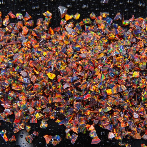 Crushed Opal flaming / Premium Inlay Material - Etsy