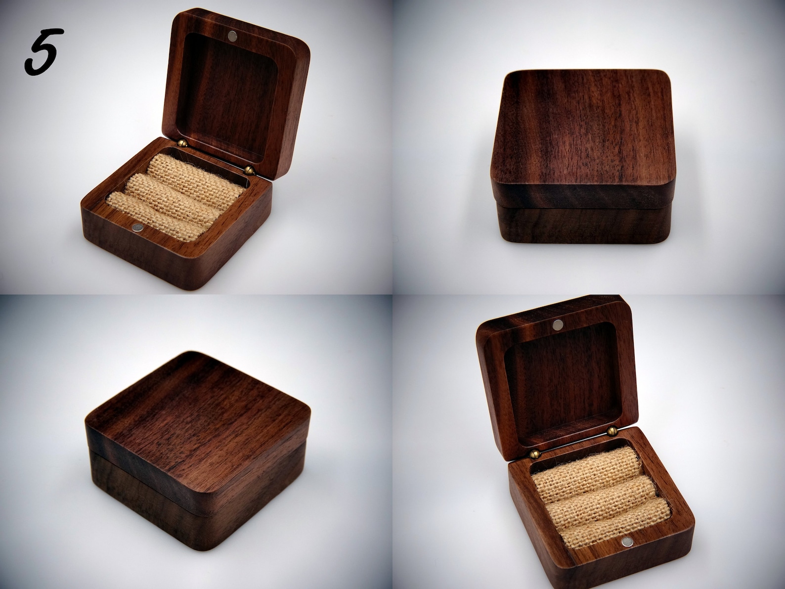 Walnut Ring Boxes | Etsy