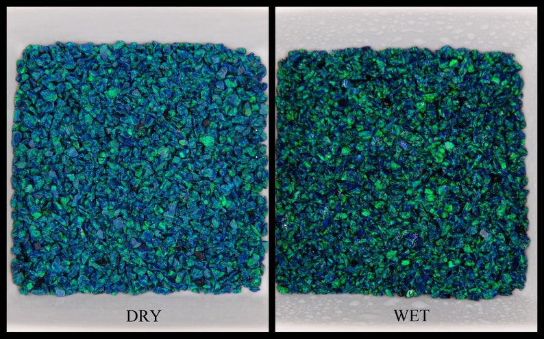 Ocean Blue Crushed Opal – Inlay Material, DIY Crafts - Etsy UK